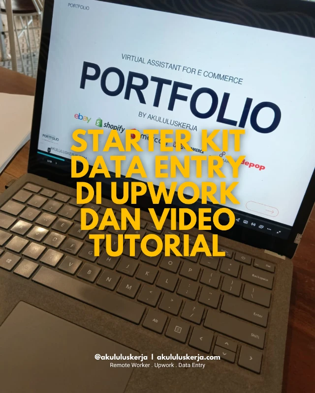 Starter Kit Data Entry di Upwork dan Video Tutorial